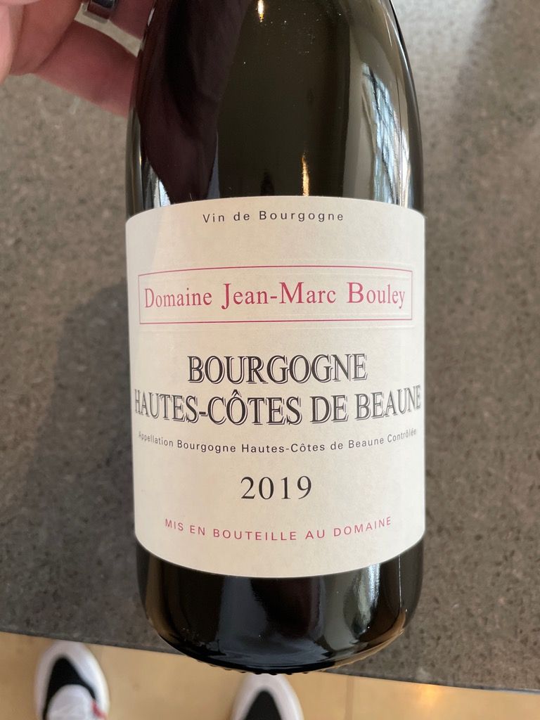 2019 Domaine Jean-Marc / Thomas Bouley Bourgogne Hautes-Côtes de Beaune ...