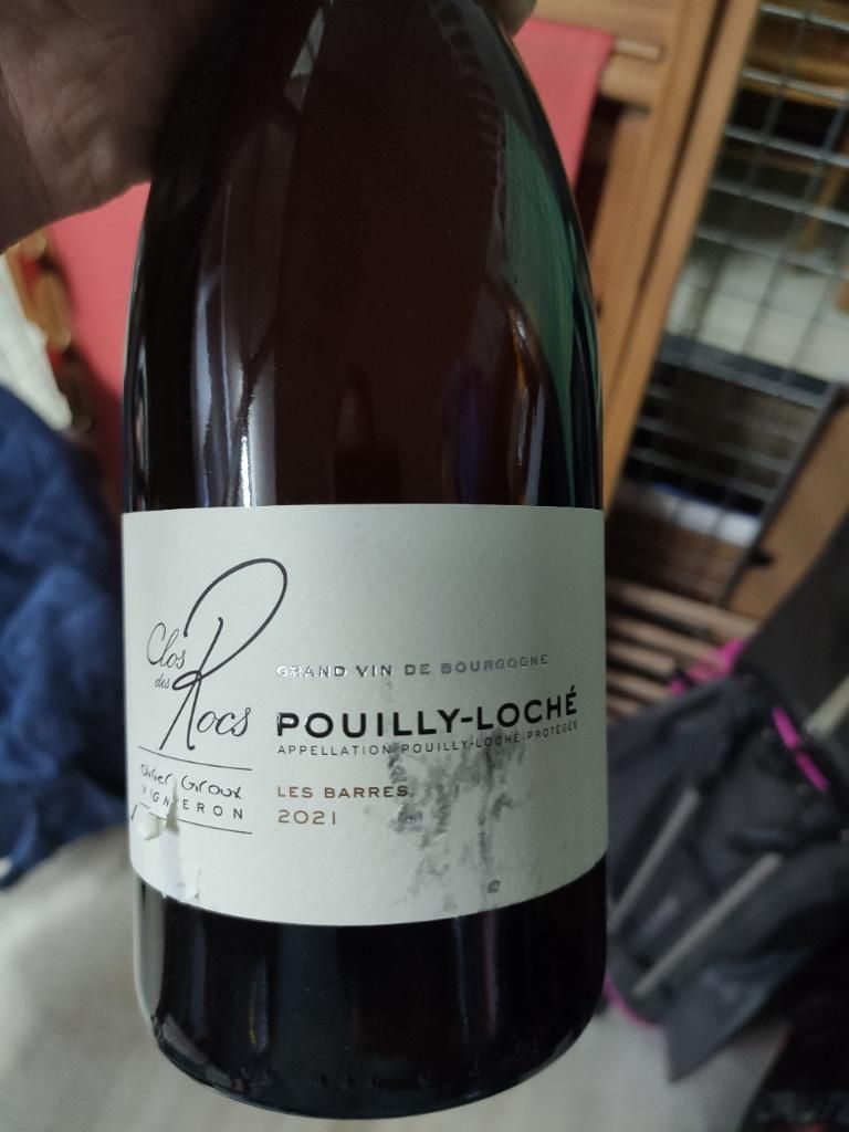 2021 Domaine Clos des Rocs Pouilly-Loché Les Barres, France, Burgundy ...