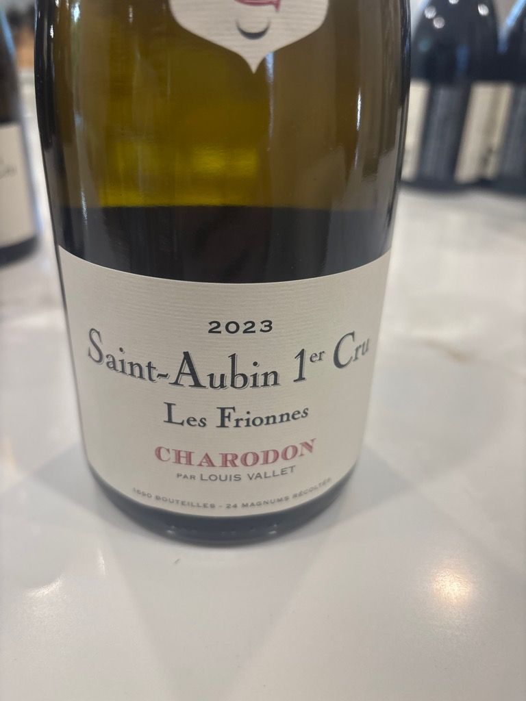 2023 Château de Charodon Saint-Aubin 1er Cru Les Frionnes Blanc, France ...