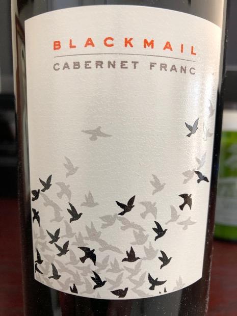 2016 Blackbird Vineyards Cabernet Franc Blackmail Blackbird Vineyards ...