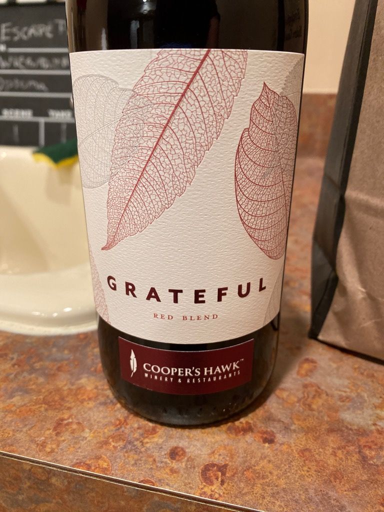 2022 Cooper's Hawk Grateful Red Blend, USA, American - CellarTracker