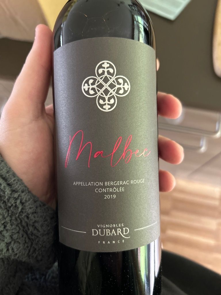 2020 Vignobles Dubard Malbec Bergerac, France, Southwest France ...
