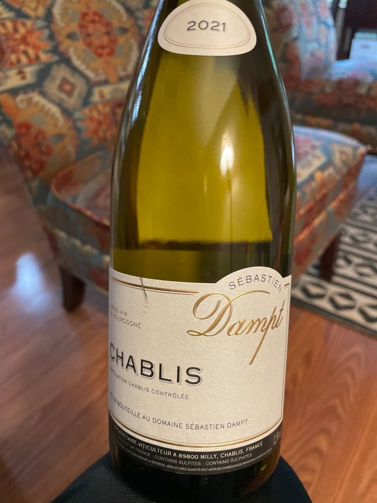 2021 Sebastien Dampt Chablis, France, Burgundy, Chablis - CellarTracker