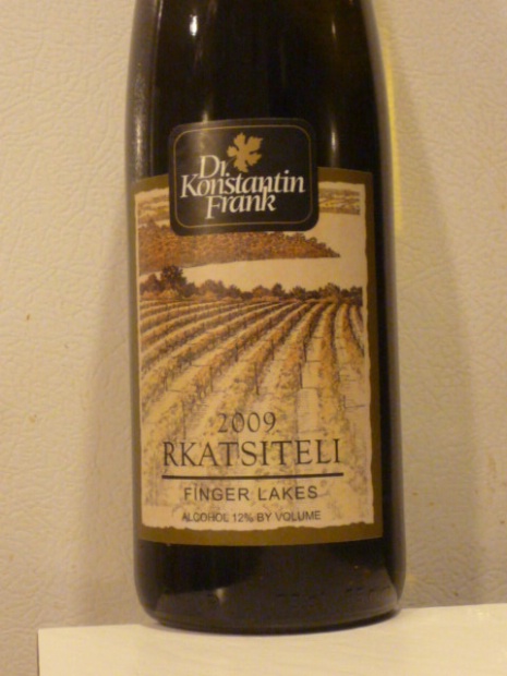 2009 Dr. Konstantin Frank Rkatsiteli, USA, New York, Finger Lakes ...