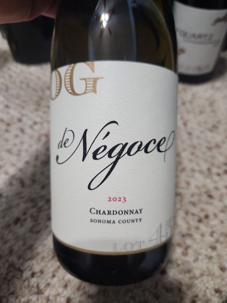2023 de Négoce Chardonnay OG N.452, USA, California, Sonoma County ...