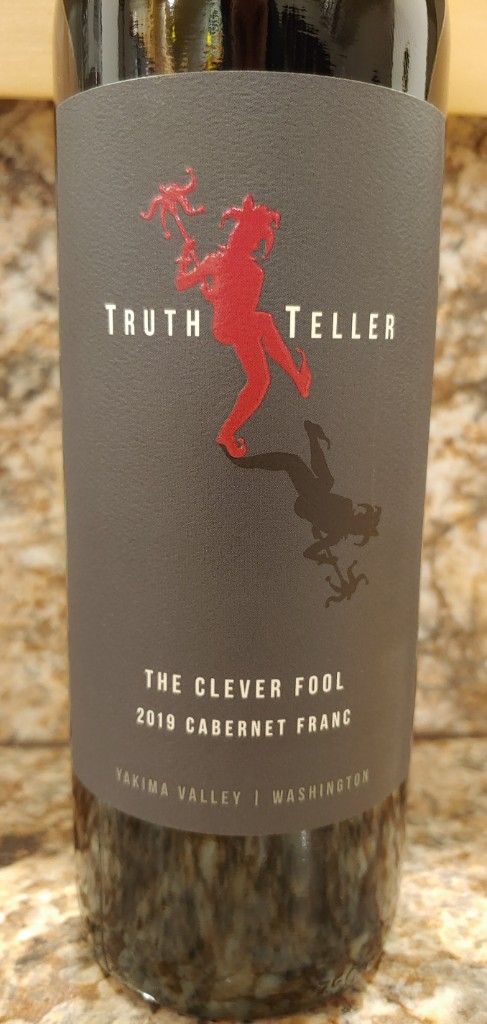 2019 TruthTeller Cabernet Franc The Clever Fool, USA, Washington ...