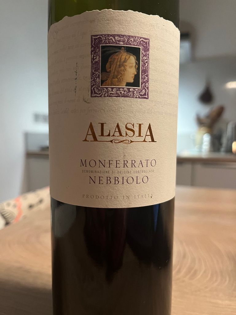 2021 Alasia Nebbiolo Monferrato, Italy, Piedmont, Monferrato ...