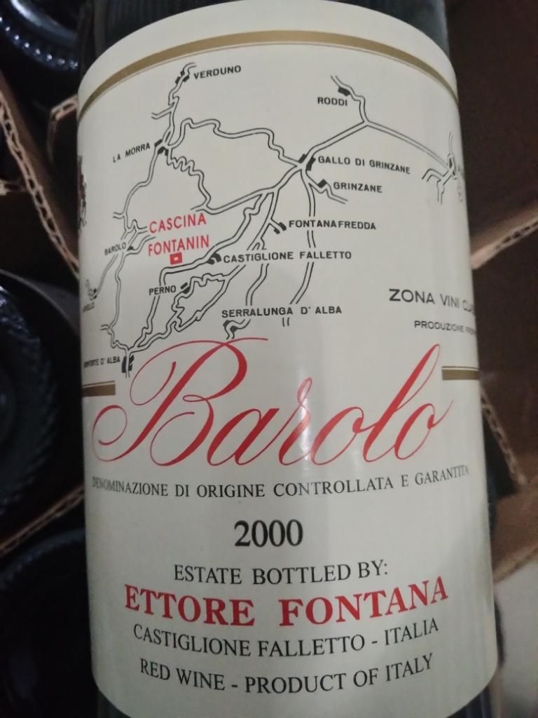 2000 Livia Fontana Barolo Fontanin, Italy, Piedmont, Langhe, Barolo ...