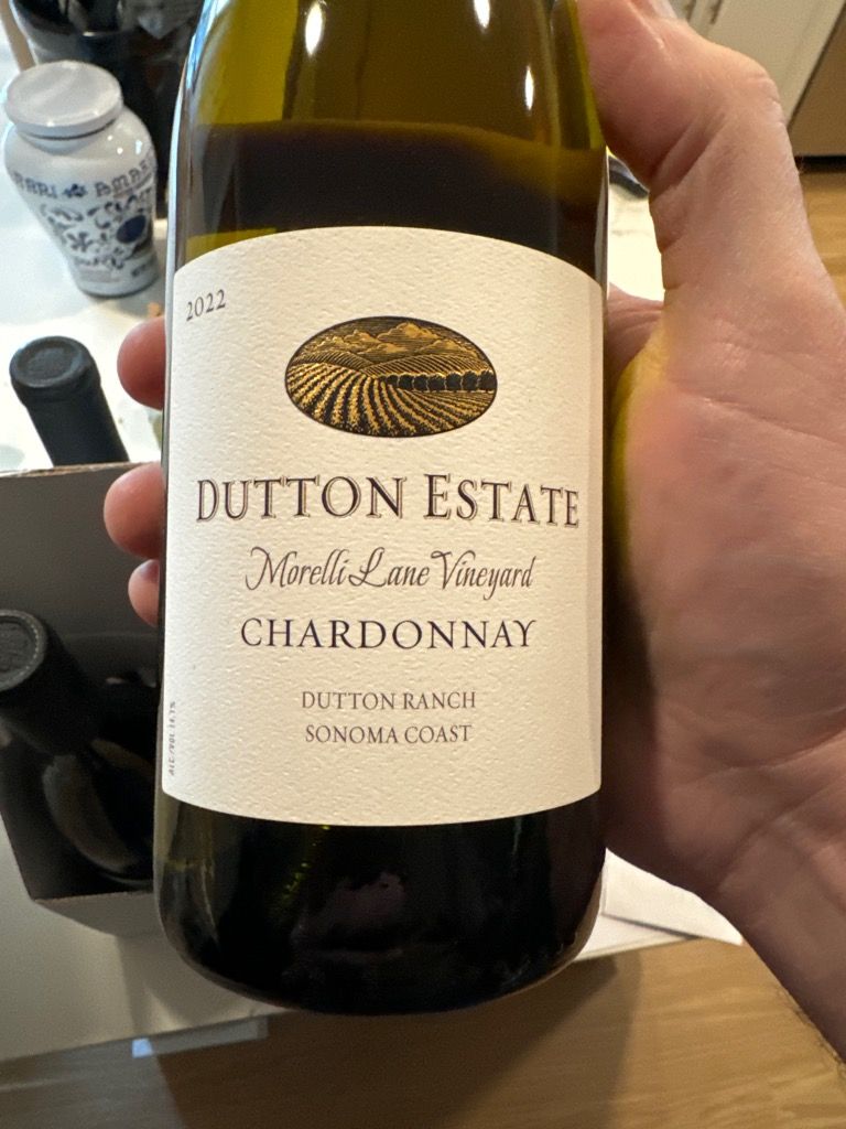 2022 Dutton Estate Chardonnay Dutton Ranch, USA, California, Sonoma ...