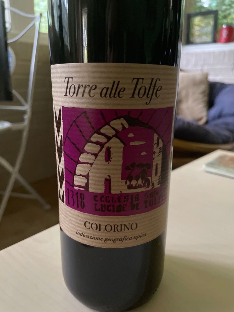 2019 Torre alle Tolfe Colorino, Italy, Tuscany, Toscana IGT - CellarTracker