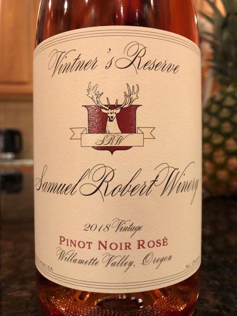 2018 Samuel Robert Winery Pinot Noir Vintner's Reserve Rosé, USA ...