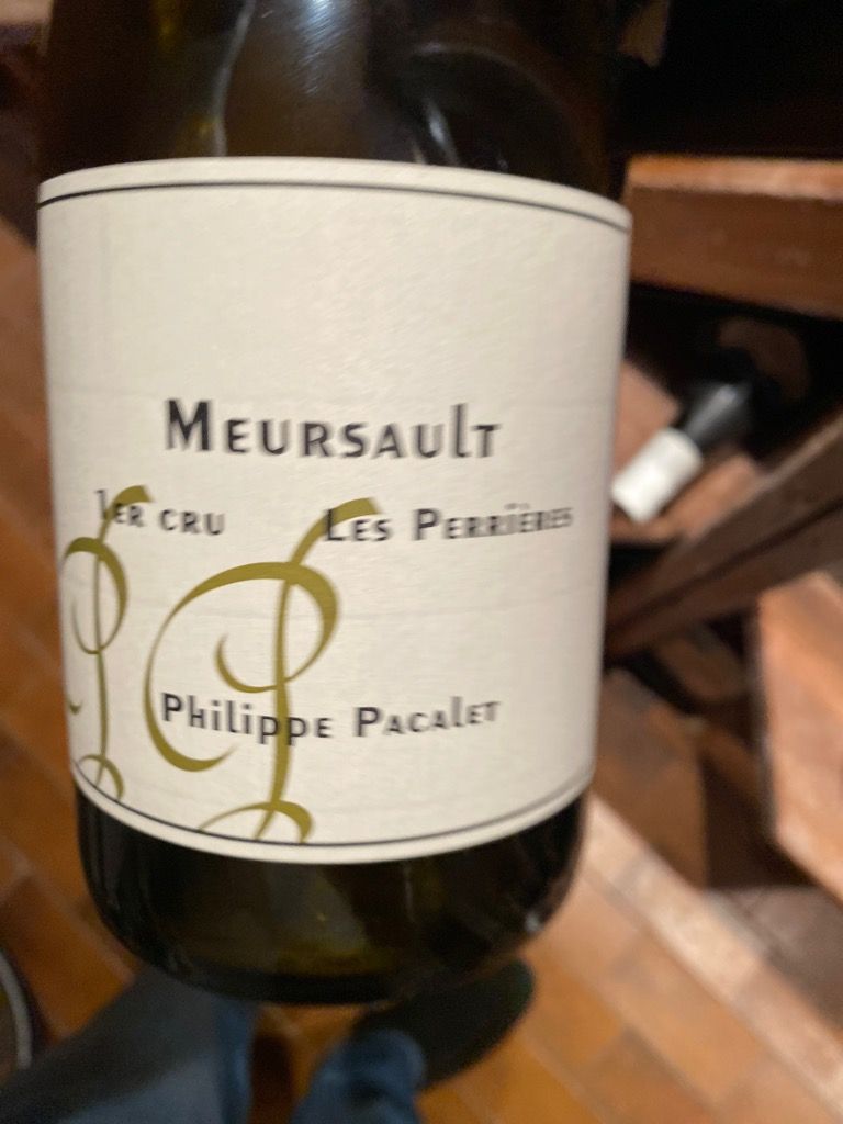 2019 Philippe Pacalet Meursault 1er Cru Les Perrières, France, Burgundy ...