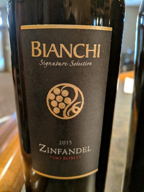 2017 Bianchi Zinfandel Signature Selection Zen Ranch, USA, California ...