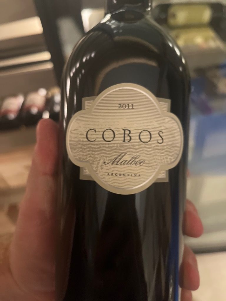 2011 Viña Cobos Malbec Perdriel Marchiori Estate, Argentina, Mendoza ...