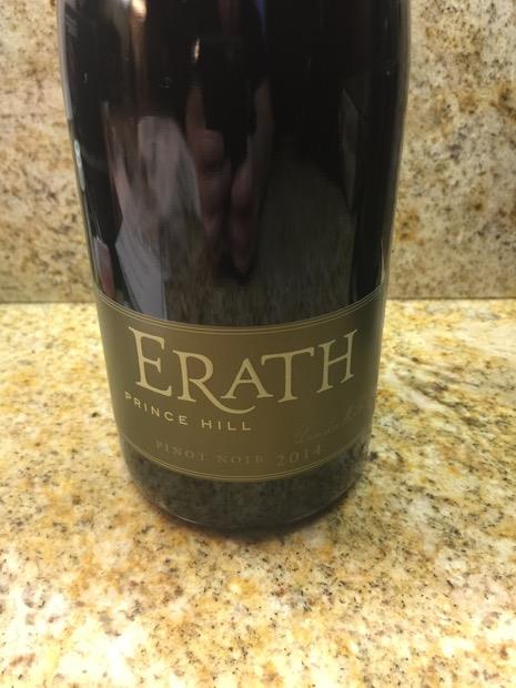 2014 Erath Pinot Noir Prince Hill, USA, Oregon, Willamette Valley ...