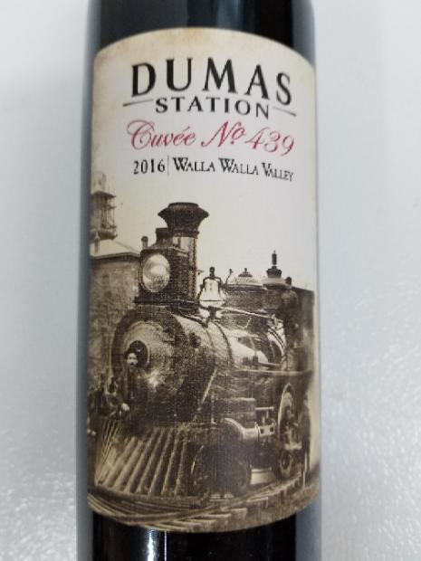 2016 Dumas Station Cuvée No 439, USA, Washington, Columbia Valley ...