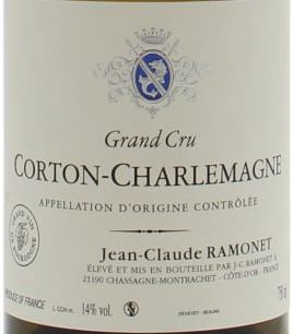 2020 Jean-Claude Ramonet Corton-Charlemagne, France, Burgundy, Côte de ...