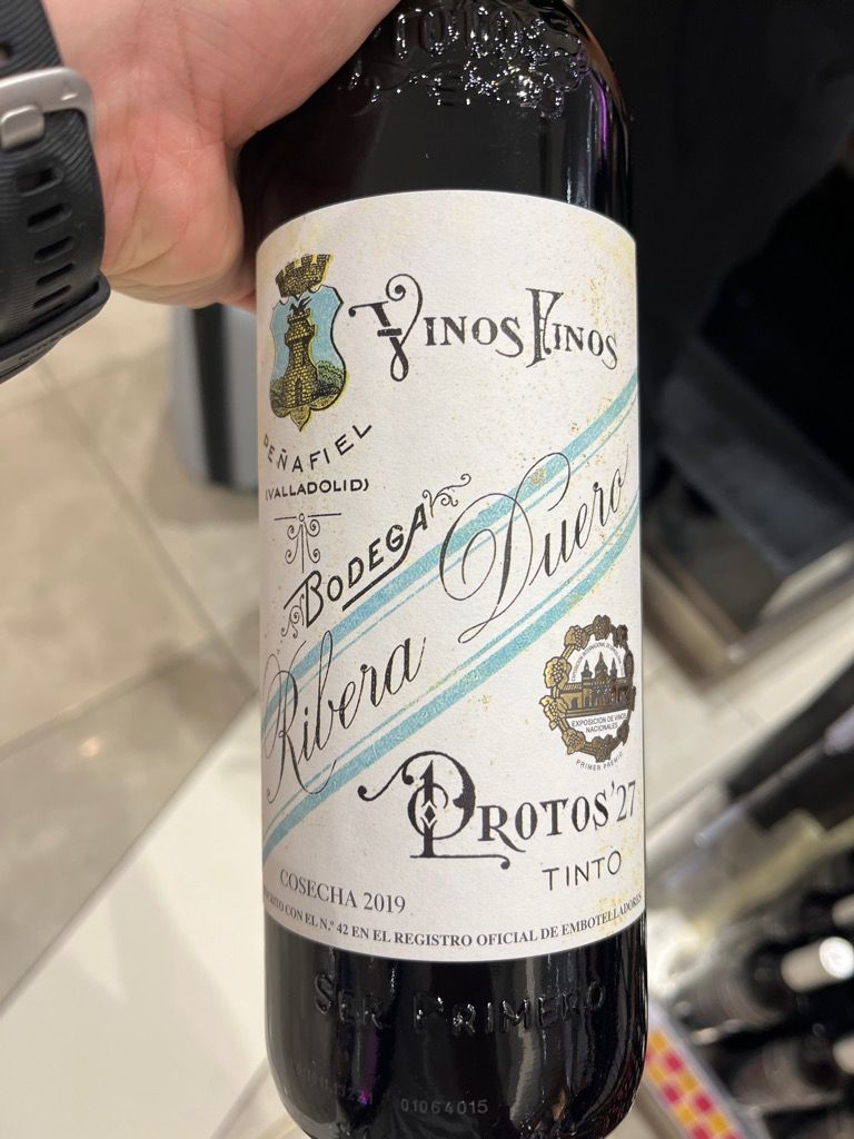 2019 Bodegas Protos Ribera del Duero Protos 27, Spain, Castilla y León ...