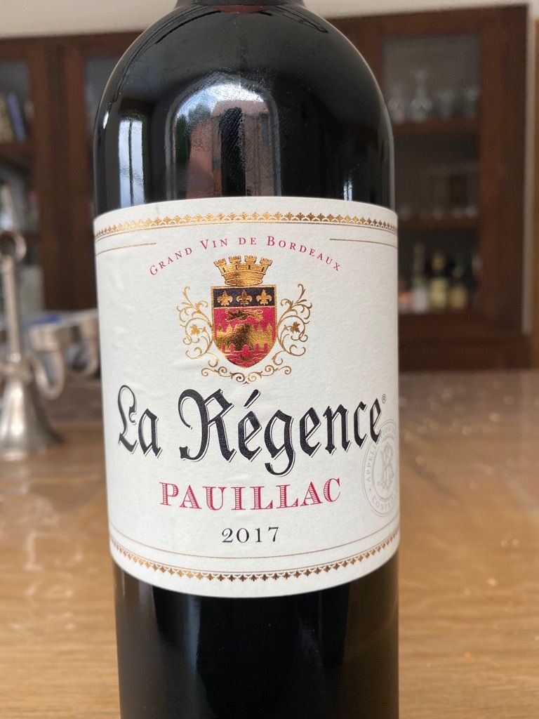 2016 La Régence Pauillac, France, Bordeaux, Médoc, Pauillac - CellarTracker