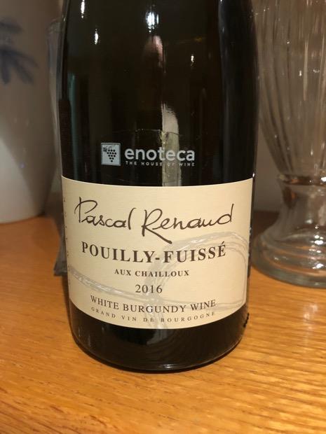 2020 Domaine Pascal & Mireille Renaud Pouilly-Fuissé, France, Burgundy ...