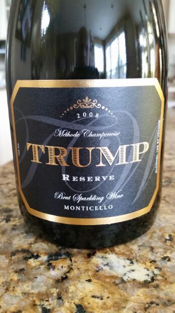 2008 Trump Winery Chardonnay SP Reserve, USA, Virginia, Central ...