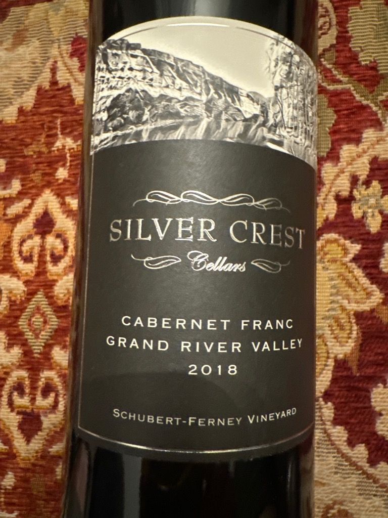2018 Silver Crest Cellars Cabernet Franc Schubert-Ferney Vineyard, USA ...