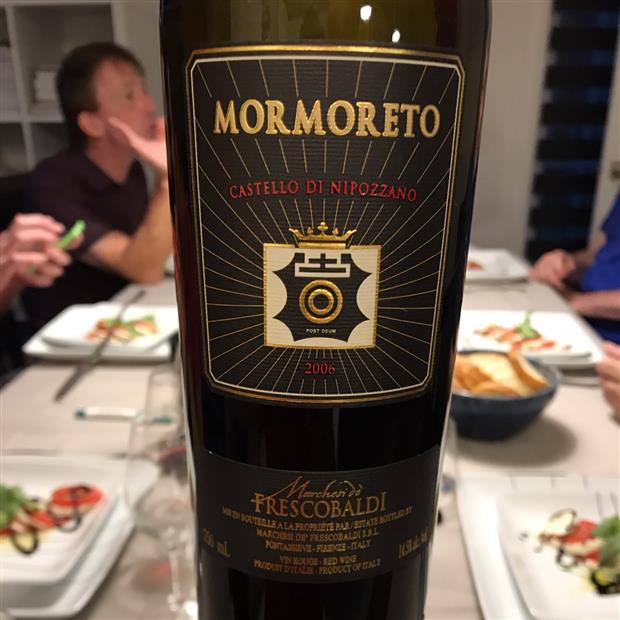2006 Marchesi de' Frescobaldi Castello di Nipozzano Mormoreto Toscana ...