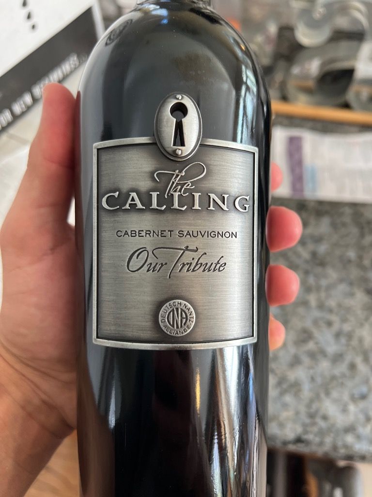 2018 The Calling Cabernet Sauvignon Our Tribute, USA, California ...