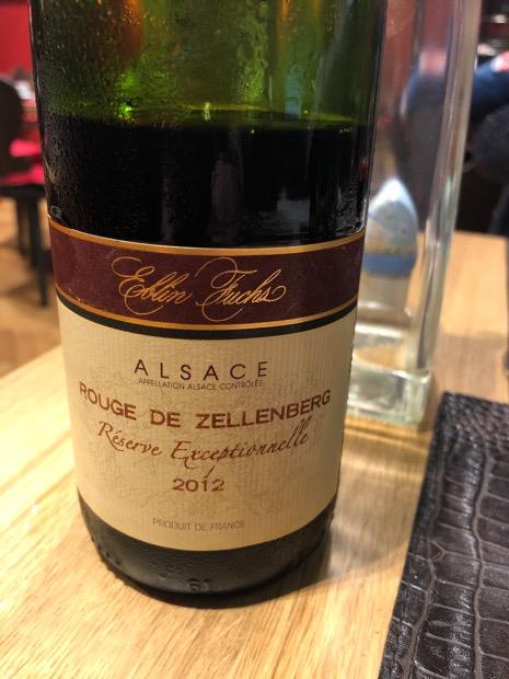 2001 Eblin-Fuchs Pinot Noir Rouge de Zellenberg, France, Alsace ...