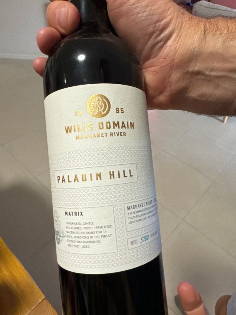 2021 Wills Domain Paladin Hill Matrix, Australia, Western Australia ...
