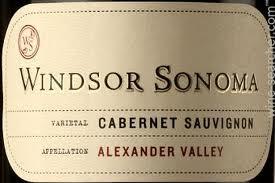 1986 Windsor Vineyards Cabernet Sauvignon California, USA, California ...
