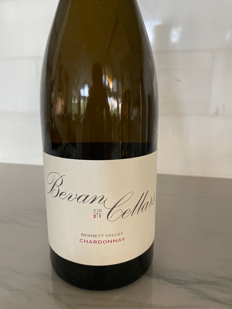 2021 Bevan Cellars Chardonnay Bennett Valley, USA, California, Sonoma ...