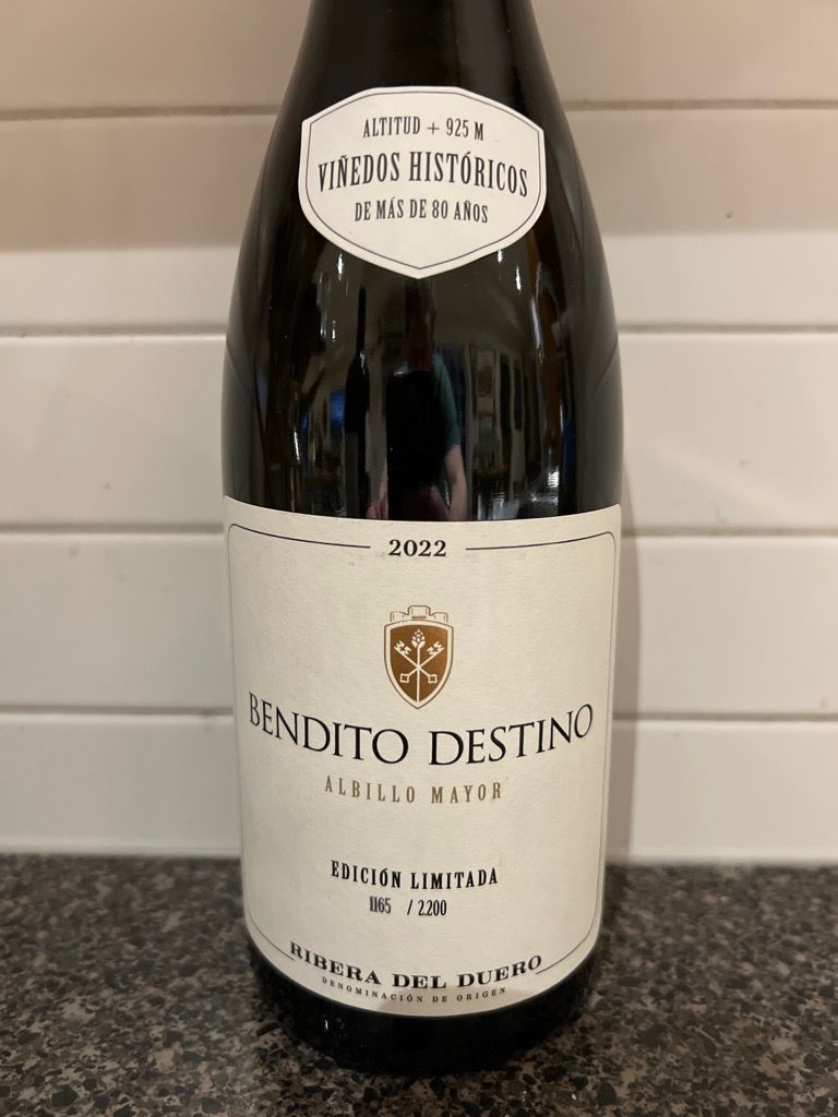 2023 Bendito Destino Albillo Mayor Ribera del Duero, Spain, Castilla y ...