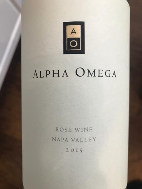 2015 Alpha Omega Rosé, USA, California, Napa Valley - CellarTracker