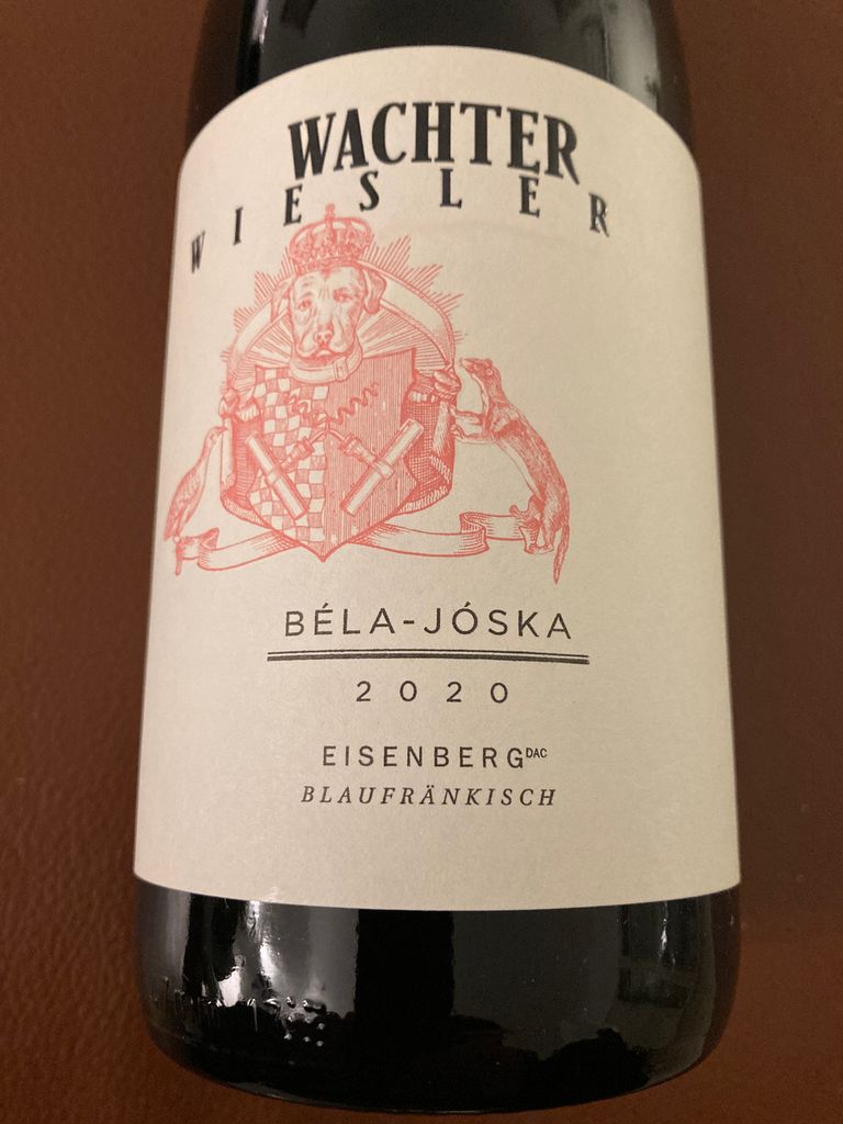 2020 Wachter-Wiesler Blaufränkisch Bela Joska Eisenberg, Austria ...