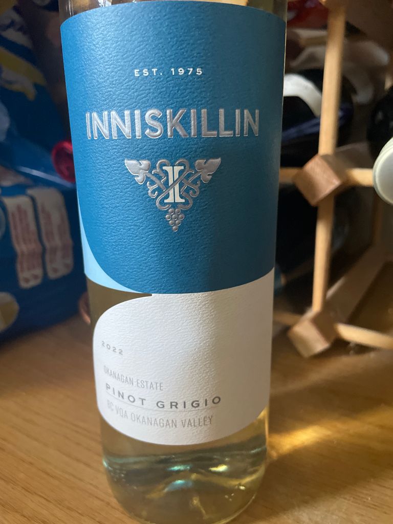 2022 Inniskillin Pinot Grigio, Canada, British Columbia, Okanagan ...