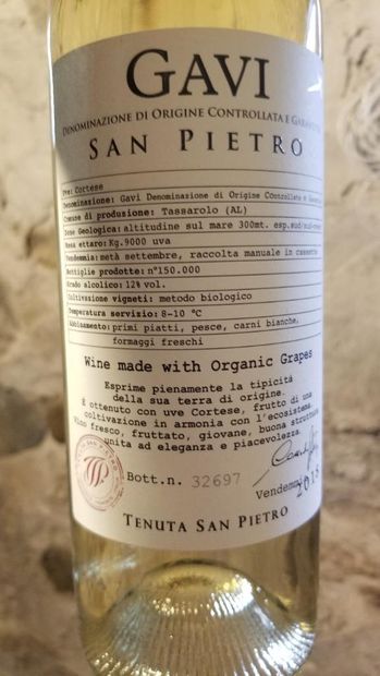 2019 Tenuta San Pietro Gavi San Pietro, Italy, Piedmont, Gavi ...