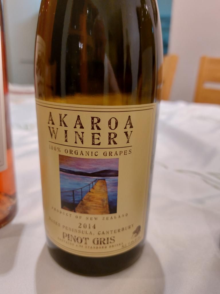 2014 Akaroa Winery Pinot Gris Cuvée Blanc, New Zealand, South Island ...