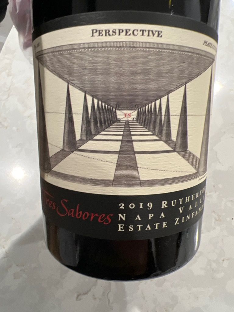 2020 Tres Sabores Zinfandel Rutherford Estate, USA, California, Napa ...