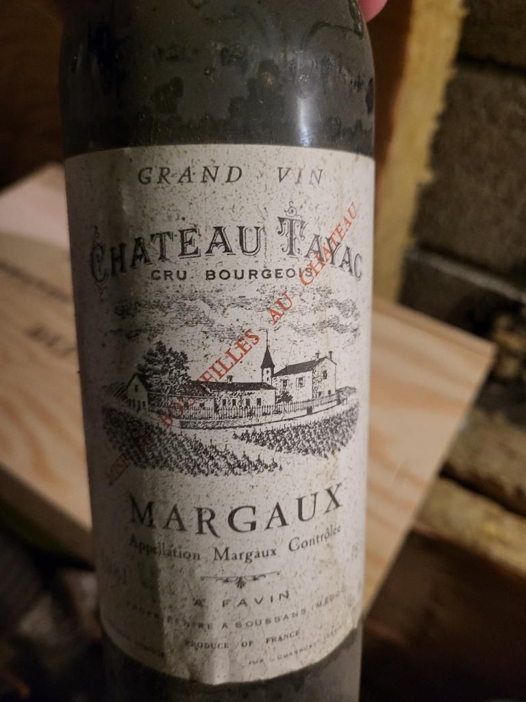 1981 Château Tayac Margaux, France, Bordeaux, Médoc, Margaux ...
