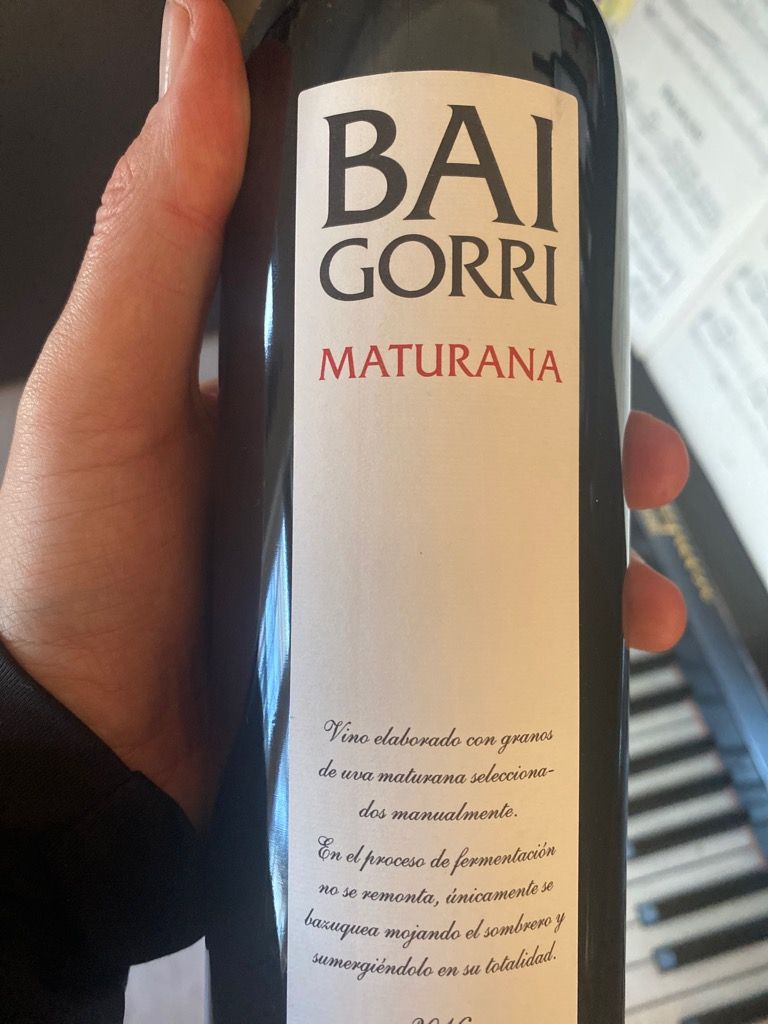 2016 Bodegas Baigorri Maturana Rioja, Spain, La Rioja, La Rioja Alavesa ...