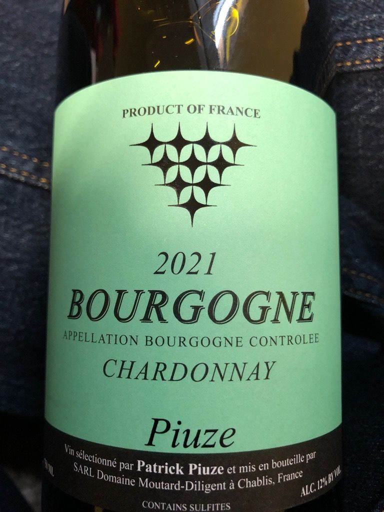 2022 Patrick Piuze Bourgogne Blanc, France, Burgundy, Bourgogne Blanc ...