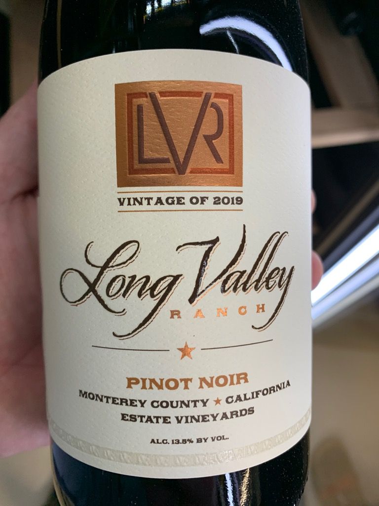 2022 Long Valley Ranch Pinot Noir, USA, California, Central Coast ...