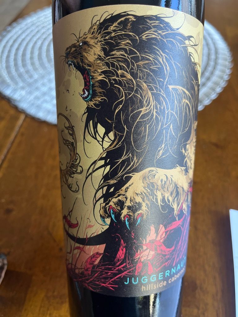 2022 Juggernaut Wine Company Hillside Cabernet, USA, California ...