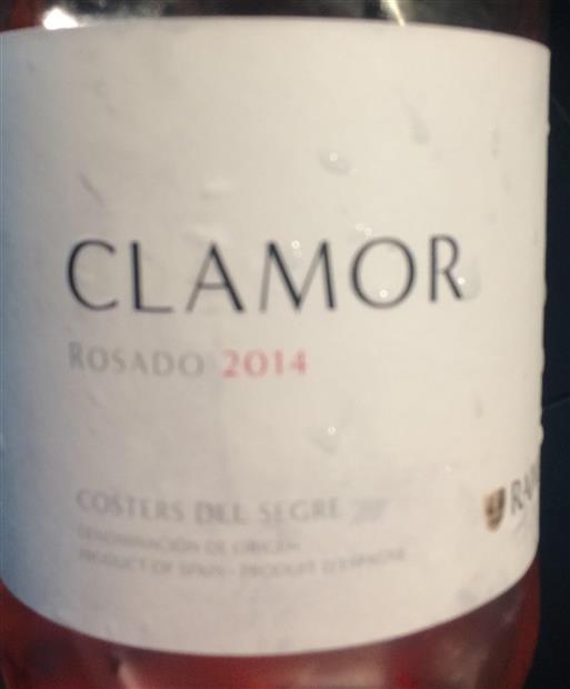 2014 Raimat Costers del Segre Clamor, Spain, Catalunya, Costers del ...