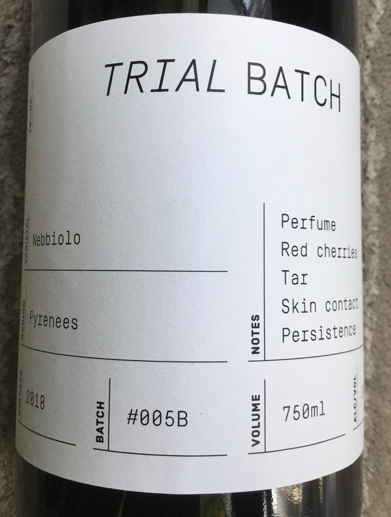 2021 Handpicked Nebbiolo Trial Batch, Australia, Victoria, Western ...