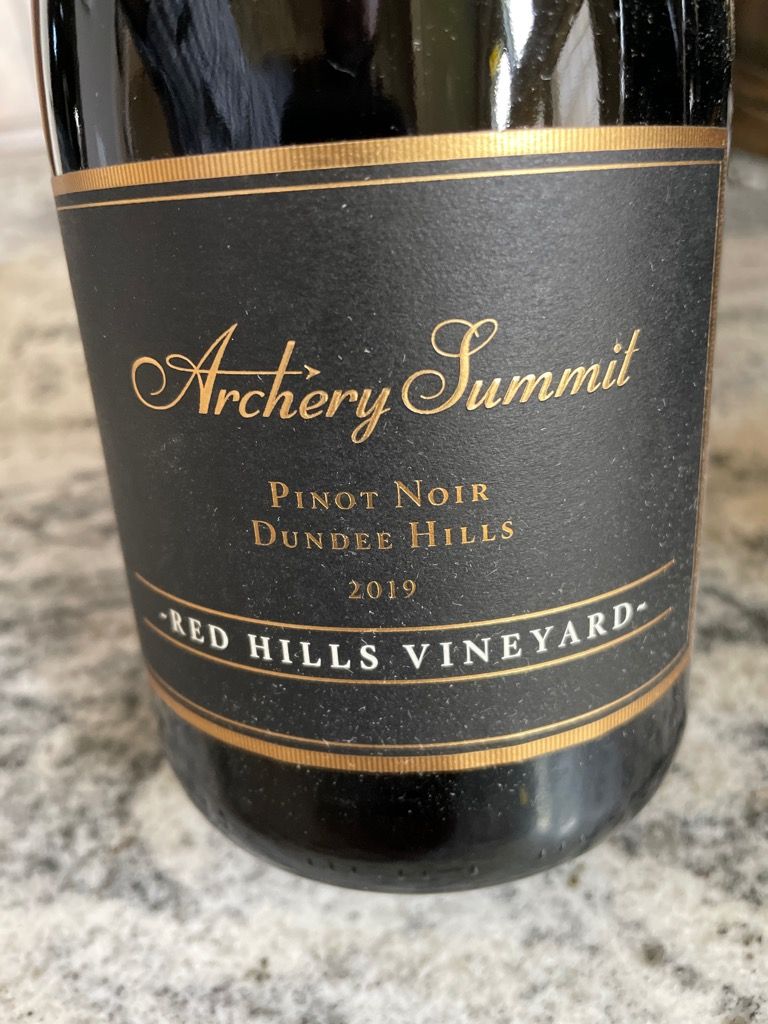 2019 Archery Summit Pinot Noir Red Hills Vineyard, USA, Oregon ...
