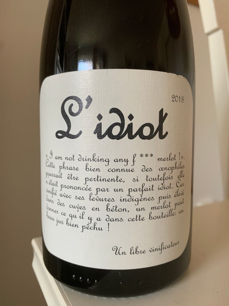 2018 Maison Ventenac Les Dissidents L'idiot, France, Vin de France ...