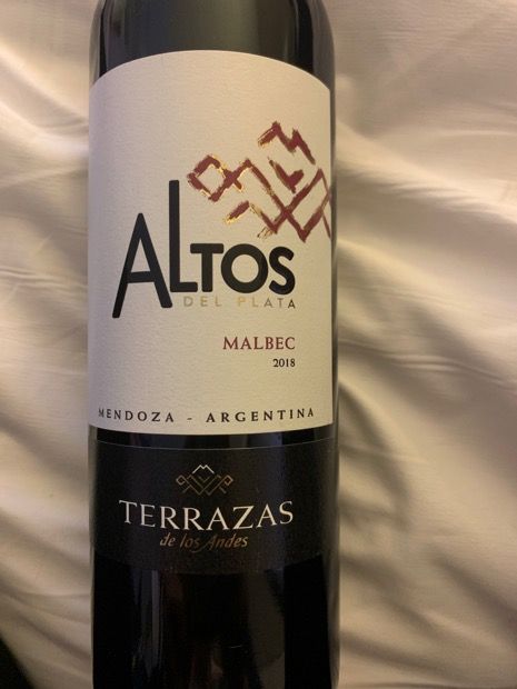 2018 Terrazas de Los Andes Malbec Altos del Plata, Argentina, Mendoza ...