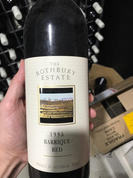 1992 The Rothbury Estate Barrique Red, Australia, New South Wales ...